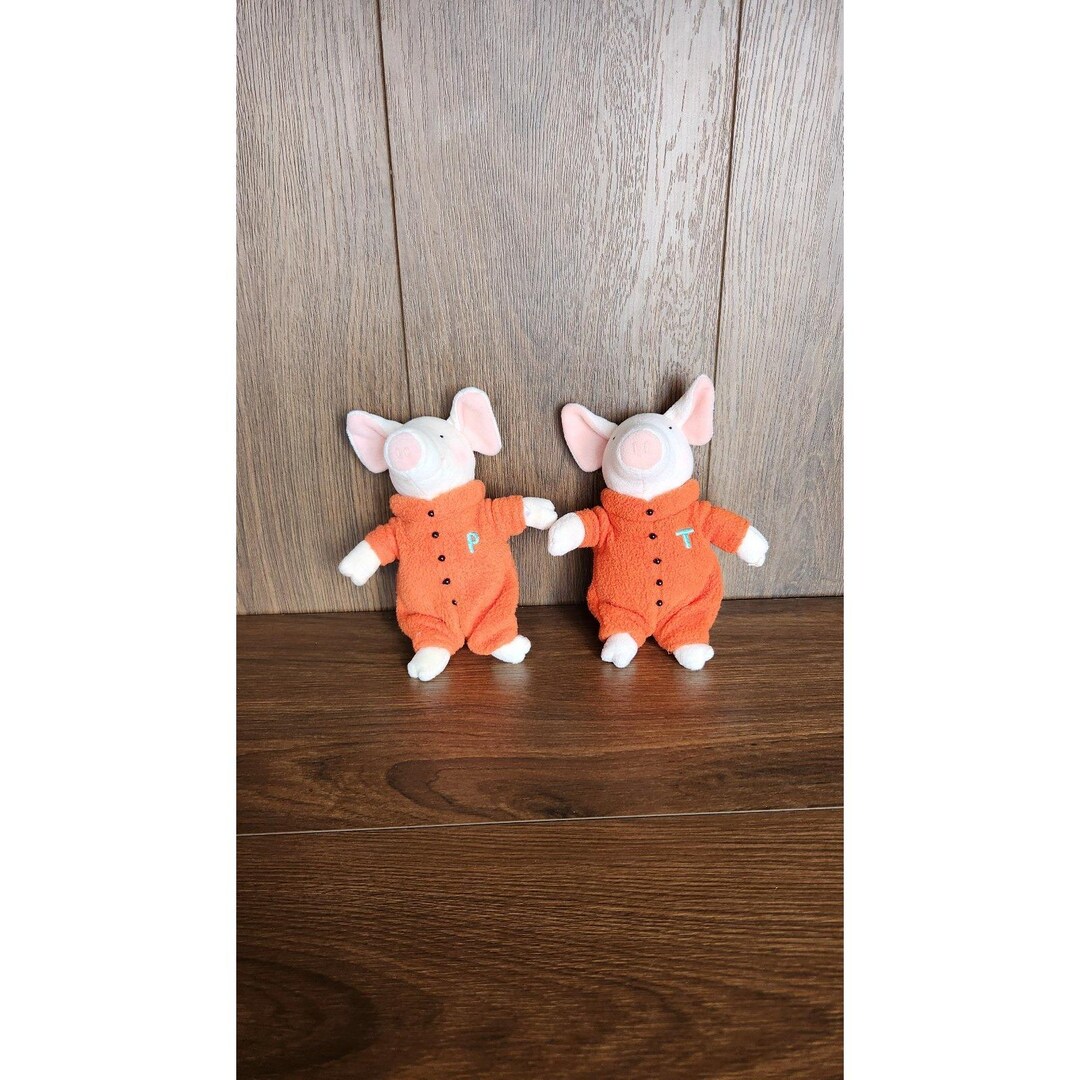 Holly Hobbie Toots & Puddles Pig Plush Orange Pajamas Plush Stuffed ...