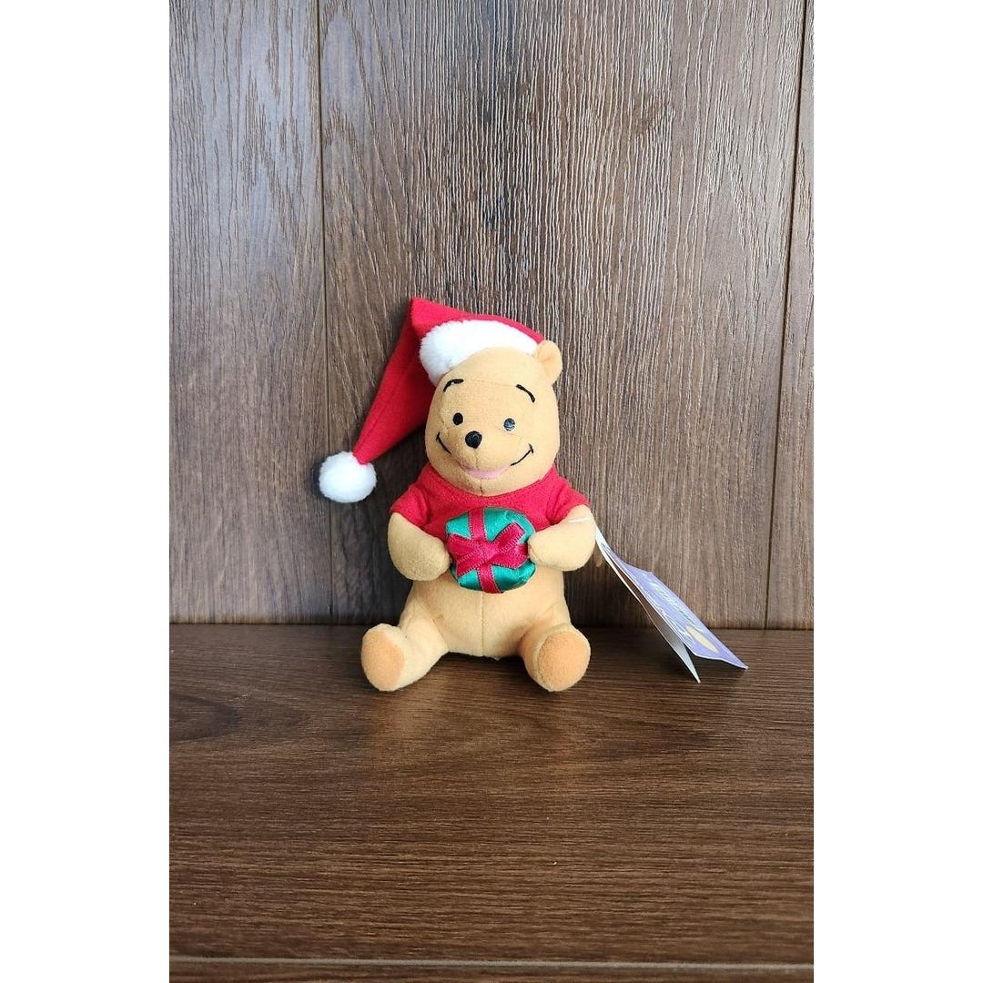 Disney Applause Santa Clause Christmas Present Holiday Decor Winnie the ...