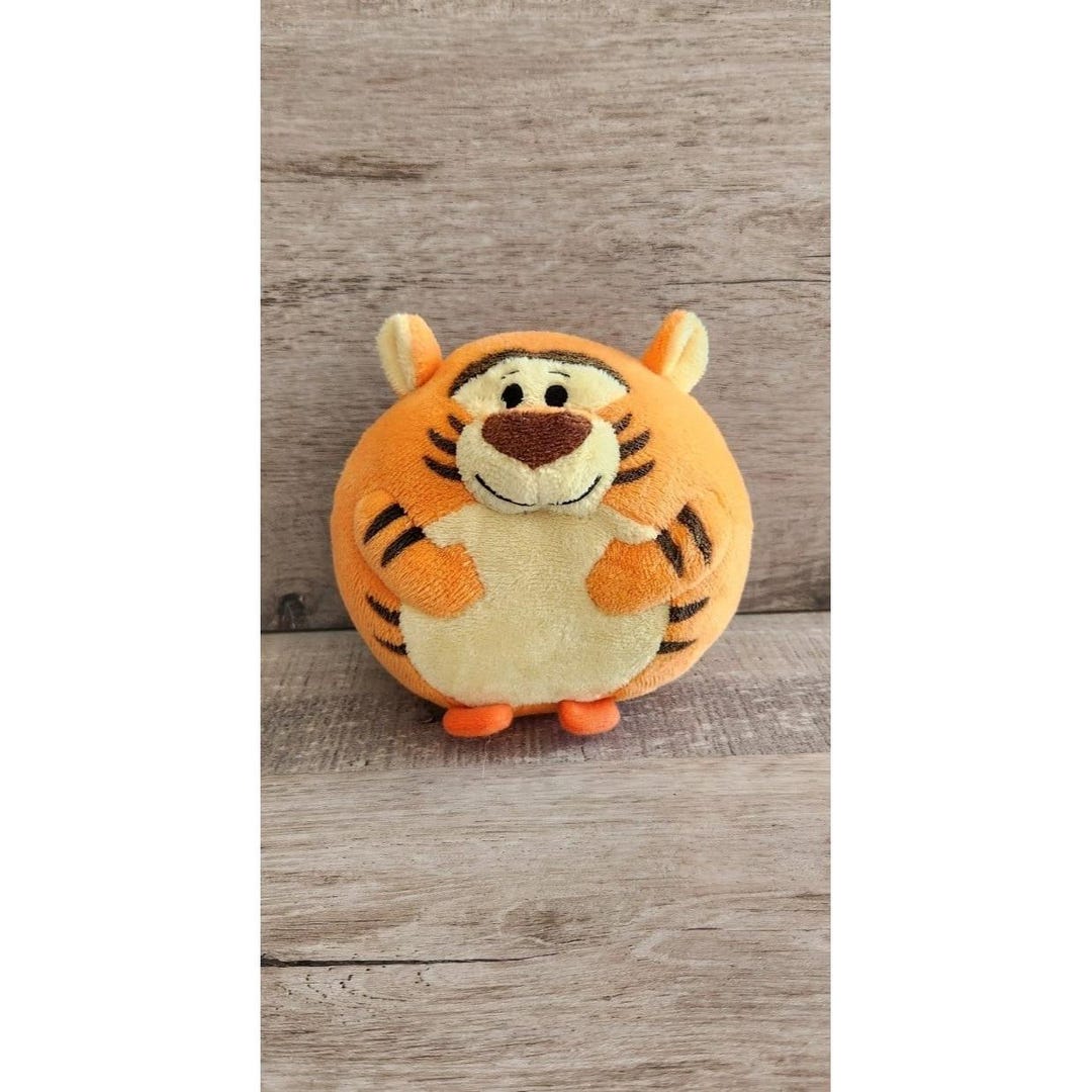 Disney Winnie the Pooh Ty Beanie Ballz Tigger 4" Plush Stuffed Animal ...