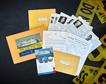 Printable Murder Mystery Game, Unsolved Cold Case Files, Cold Case ...