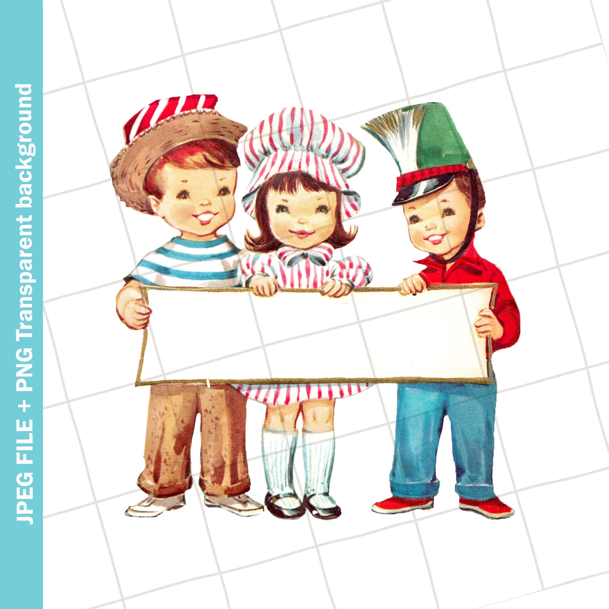 Children Greeting Clip Art