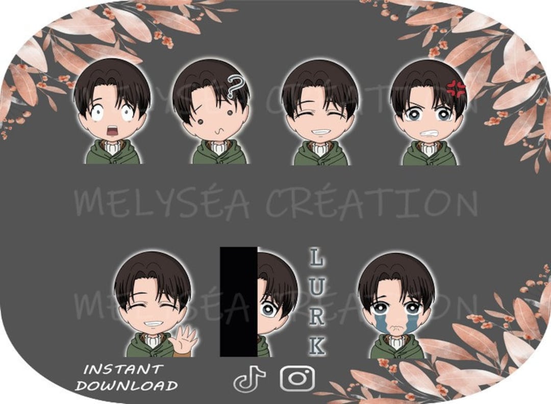 Anime Chibi | Twitch Emotes | Sub Emotes | - Etsy
