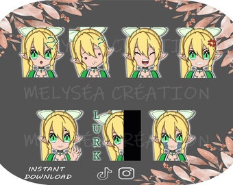 Anime Chibi Twitch Emotes Sub Emotes - Etsy