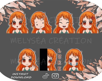 Anime Chibi Twitch Emotes Sub Emotes - Etsy
