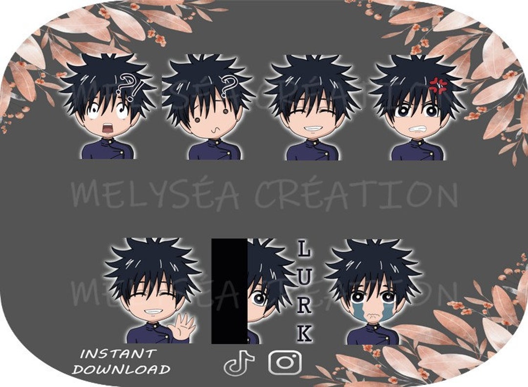 Anime Chibi | Twitch Emotes | Sub Emotes | - Etsy