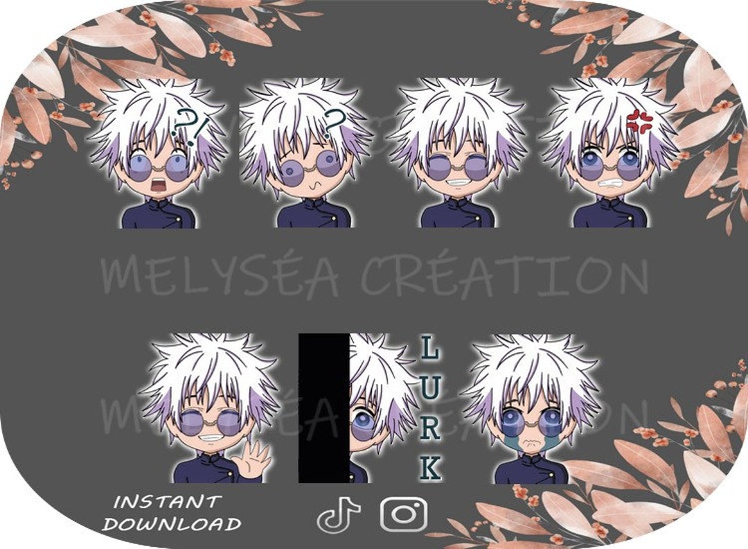 Anime Chibi | Twitch Emotes | Sub Emotes | - Etsy