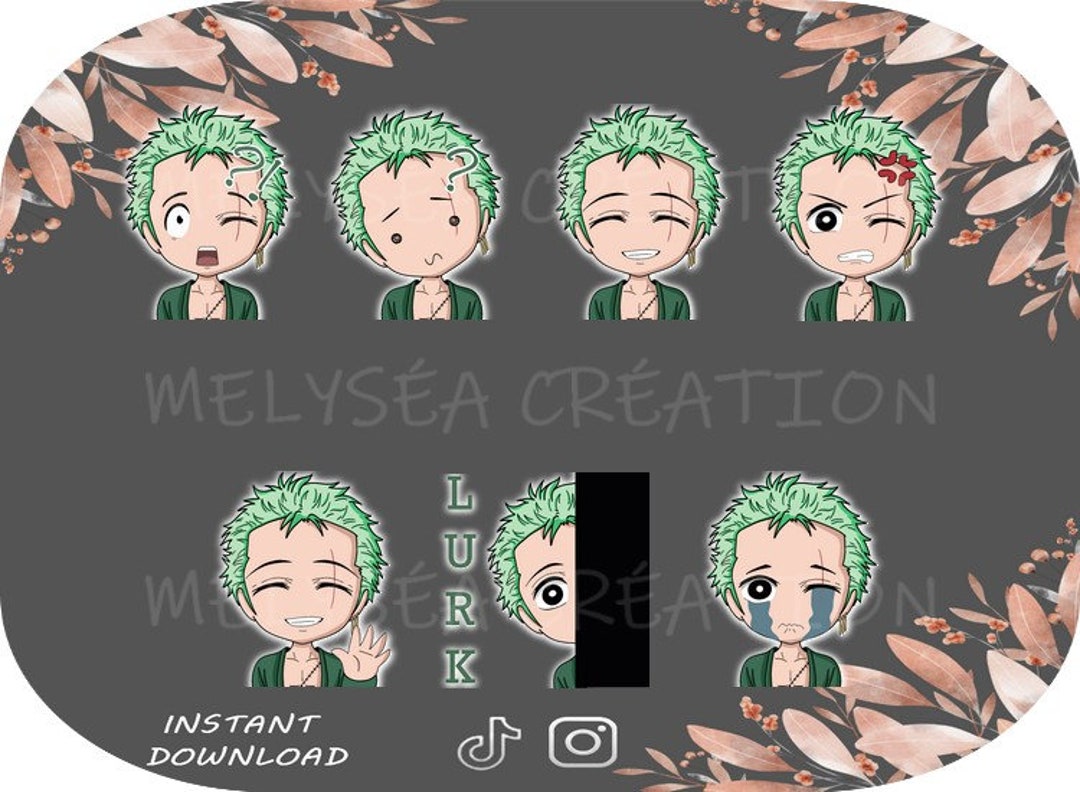 Anime Chibi | Twitch Emotes | Sub Emotes | - Etsy
