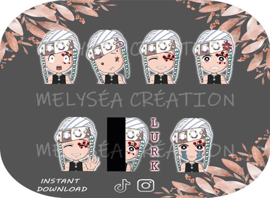 Anime Chibi | Twitch Emotes | Sub Emotes | - Etsy Australia
