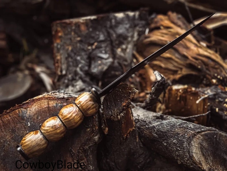 Custom Handmade Stainless Steel Hunting Bowie Knife Powder - Etsy