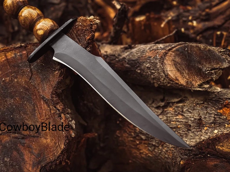 Custom Handmade Stainless Steel Hunting Bowie Knife Powder - Etsy