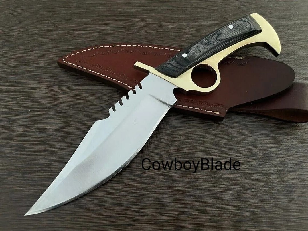 Daryl Dixon Knife D2 STEEL Hunting Knife Handmade Bowie Knife With ...