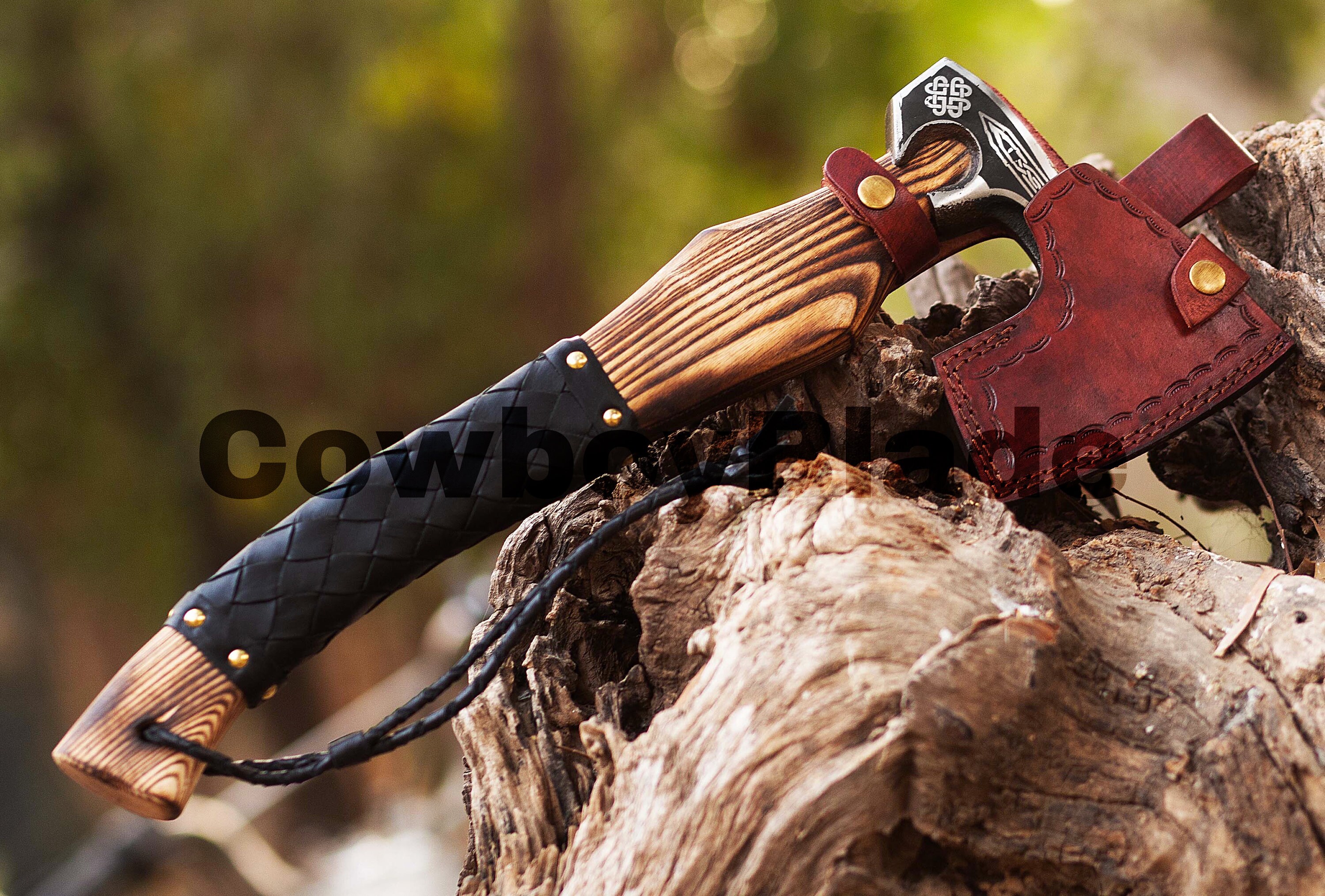 Personalized Custom Viking Axe Hatchet With Leather Sheath - Etsy