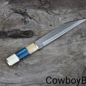 Custom Handmade D2 Steel Seax Knife, Hand Forged, Stainless Steel Seax ...