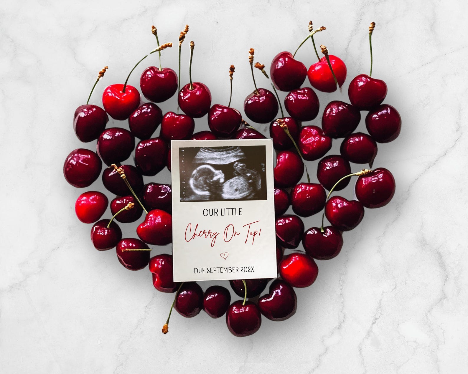 Minimalist Pregnancy Announcement Digital Sweets Pregnancy Announcement ...