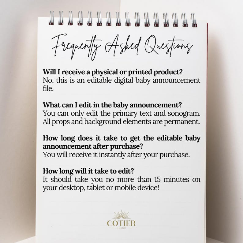 Fall Pregnancy Announcement Digital Social Media Baby Announcement ...