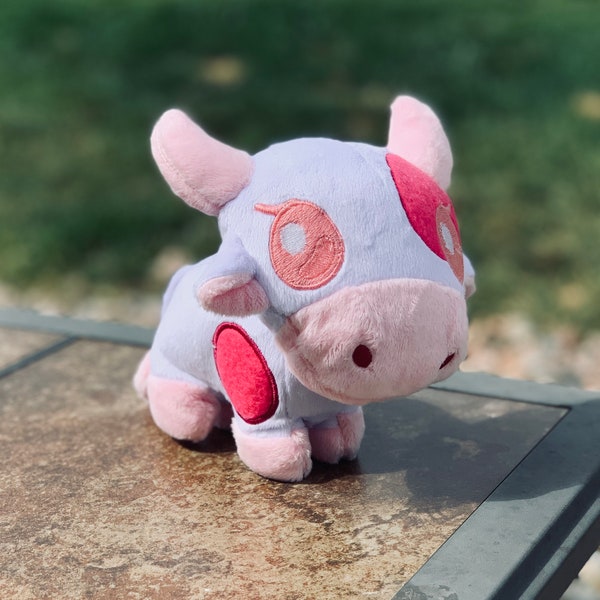 Strawberry Cow Plush - Etsy UK