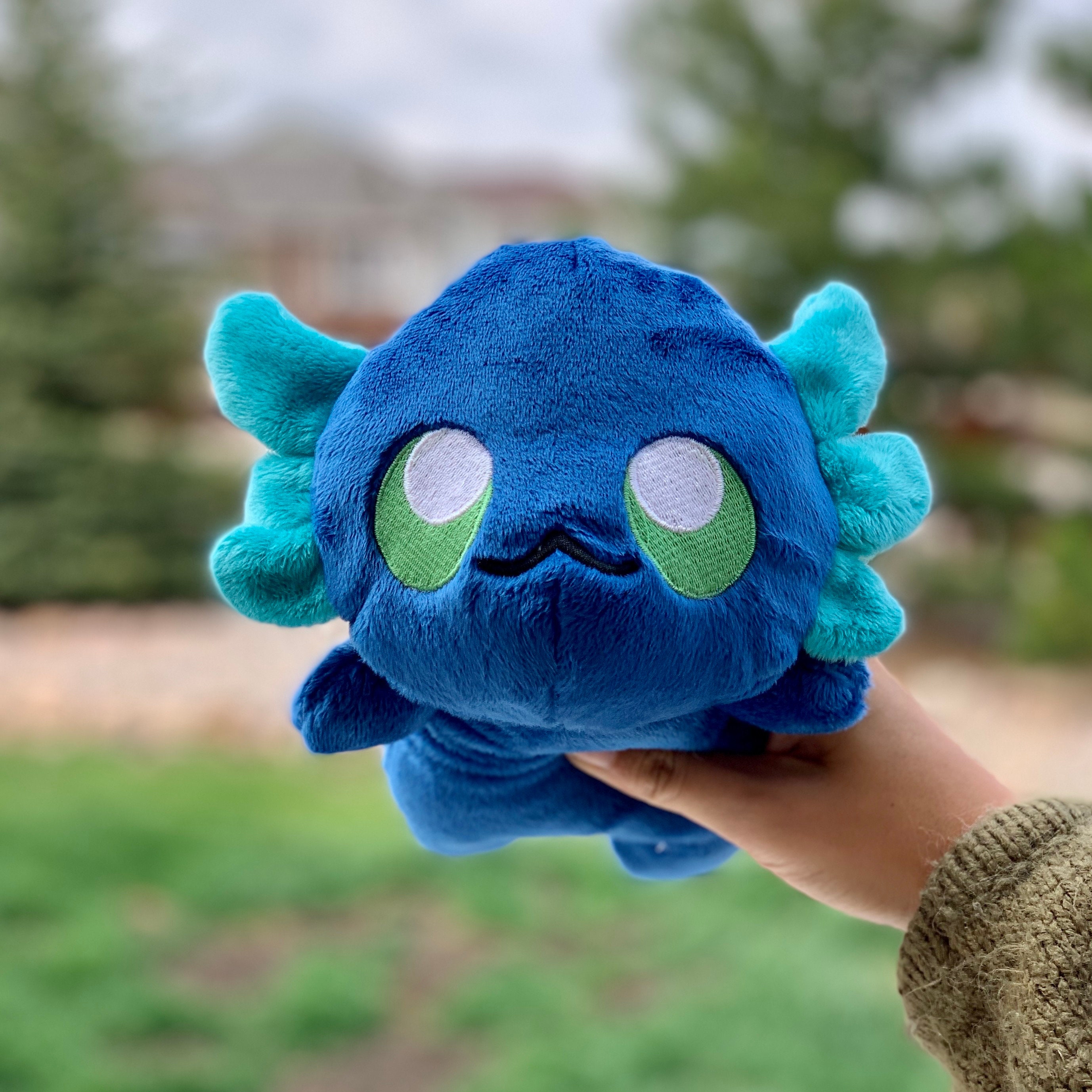 Blue Axolotl Handmade Plush READY TO SHIP - Etsy
