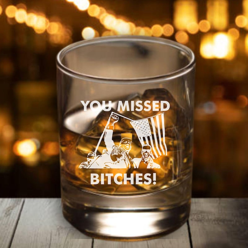 Trump Bulletproof Whiskey Glass - Etsy