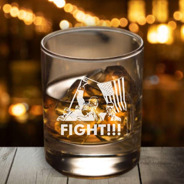 Trump Bulletproof Whiskey Glass - Etsy