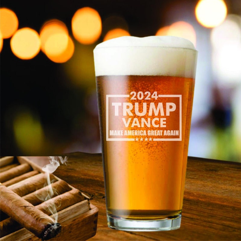 Trump Vance Beer Glass - Etsy