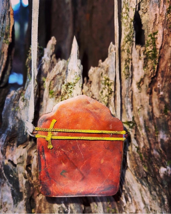 Antique Tibetan Copper Gau Prayer Box +gift - Gem