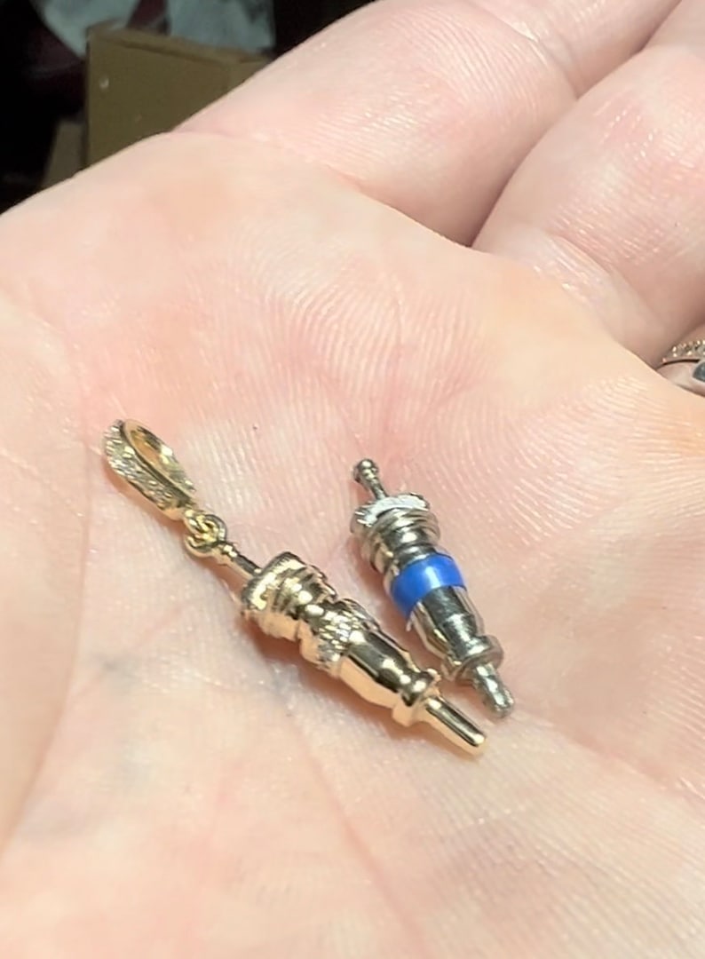 Handmade 14k Gold & Diamond Hvac Schrader Valve - Etsy