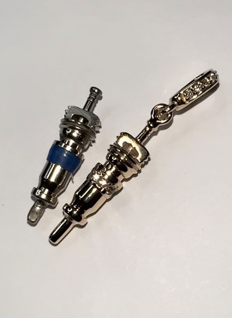 Handmade 14k Gold & Diamond Hvac Schrader Valve - Etsy