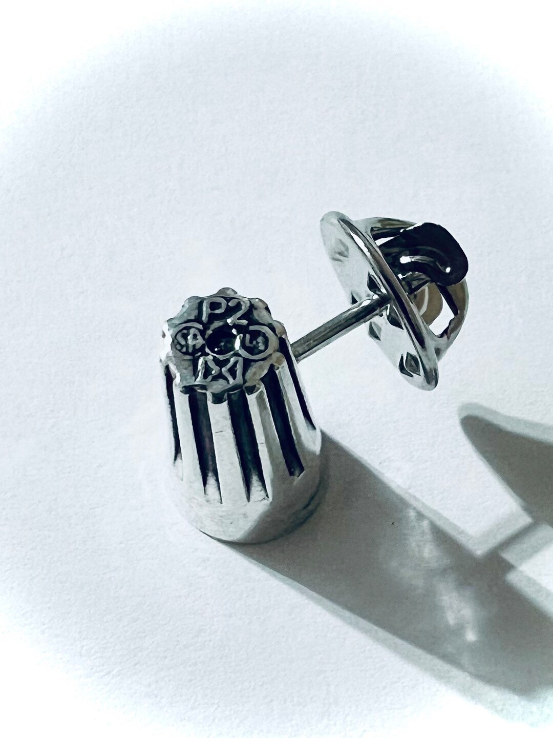 Solid Sterling Silver Wire Nut Tie Tack - Etsy