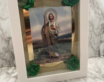 San Judas Shadow Box | Etsy