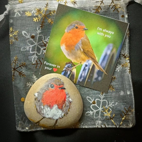 Robin Pebble Art - Etsy UK