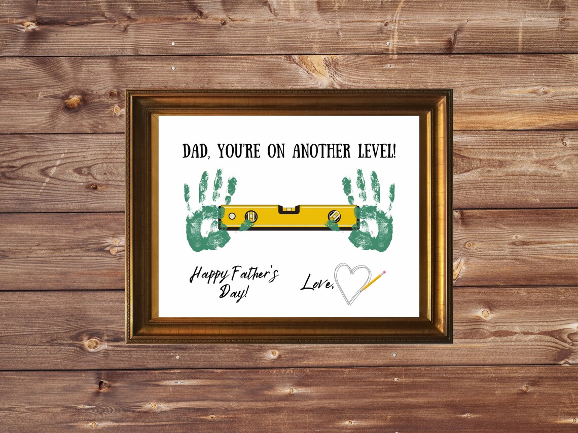 Father's Day Tool Handprint Art, Handprint Craft Printable, Tool Father ...