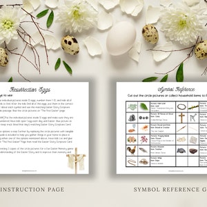 Resurrection Eggs Activity, Resurrection Eggs Printable, Easter Story ...