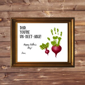 Garden Father's Day Handprint Art,handprint Craft Printable,garden ...