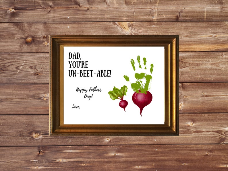 Garden Father's Day Handprint Art,handprint Craft Printable,garden ...