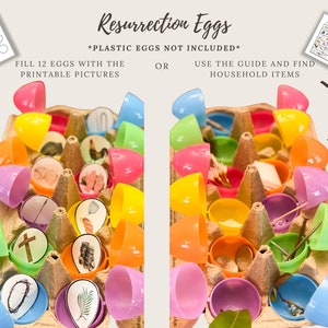 Resurrection Eggs Activity, Resurrection Eggs Printable, Easter Story ...