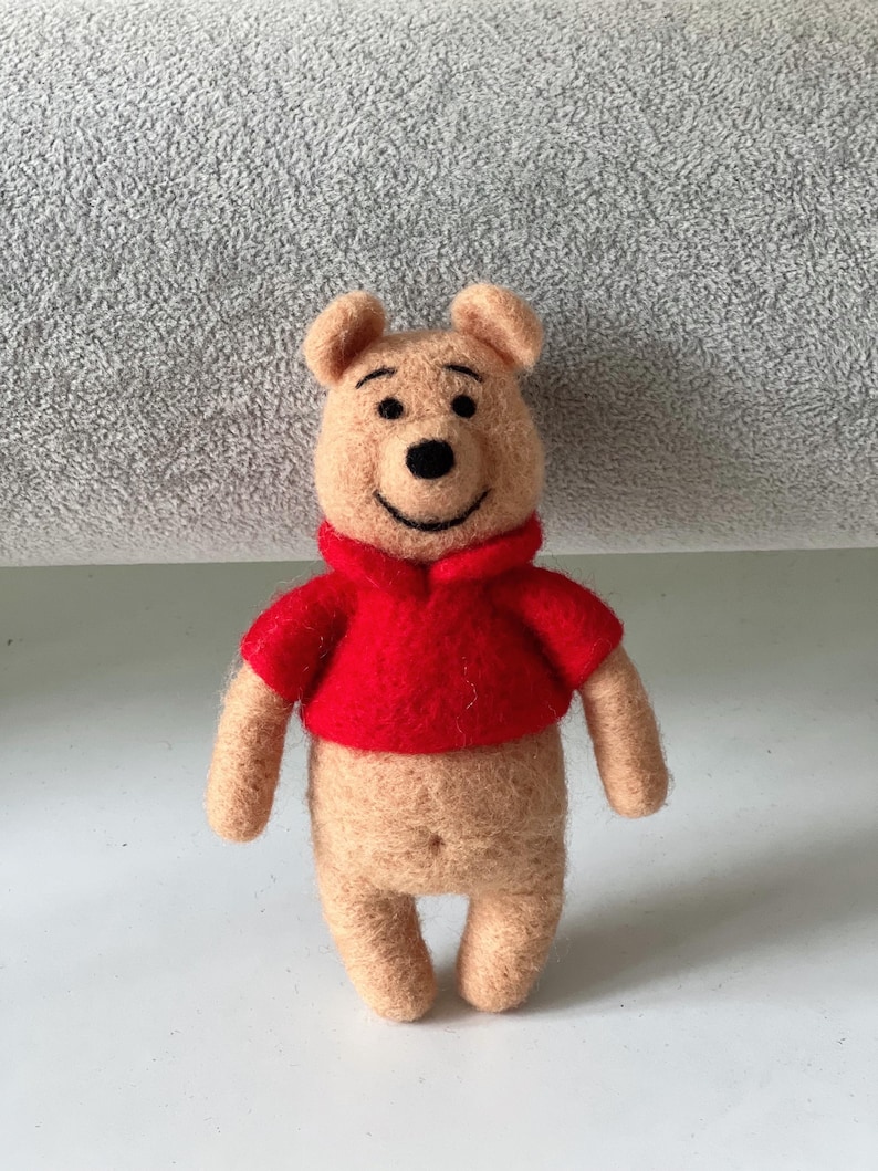 Needle Felt Winnie the Pooh for Newborn Photography - Etsy