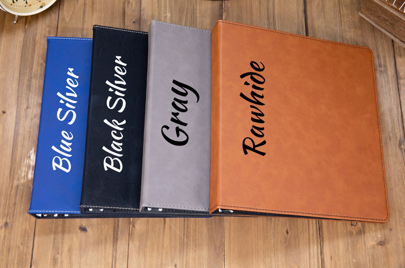 3 Ring Binder Portfolio, Custom Binder Cover, Leather Binder A4, Binder ...