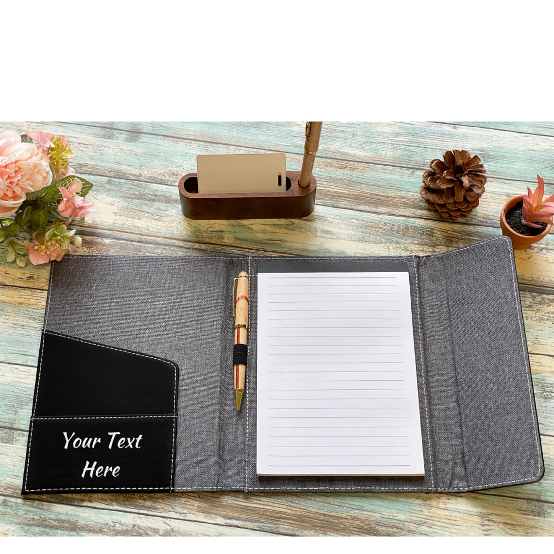 Personalized Portfolio Custom Engraved Portfolio | Etsy