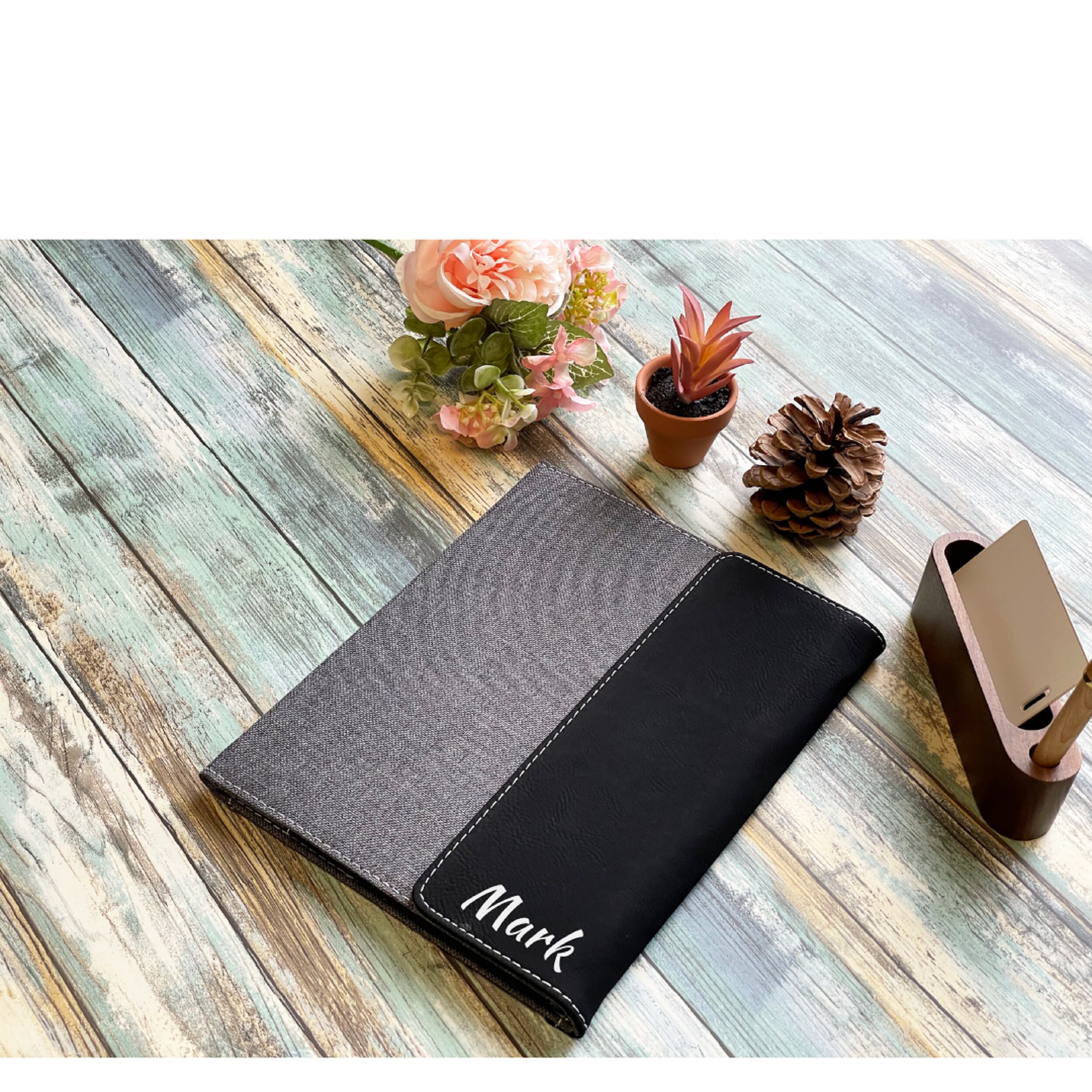 Custom Engraved Portfolio Personalized Portfolio | Etsy