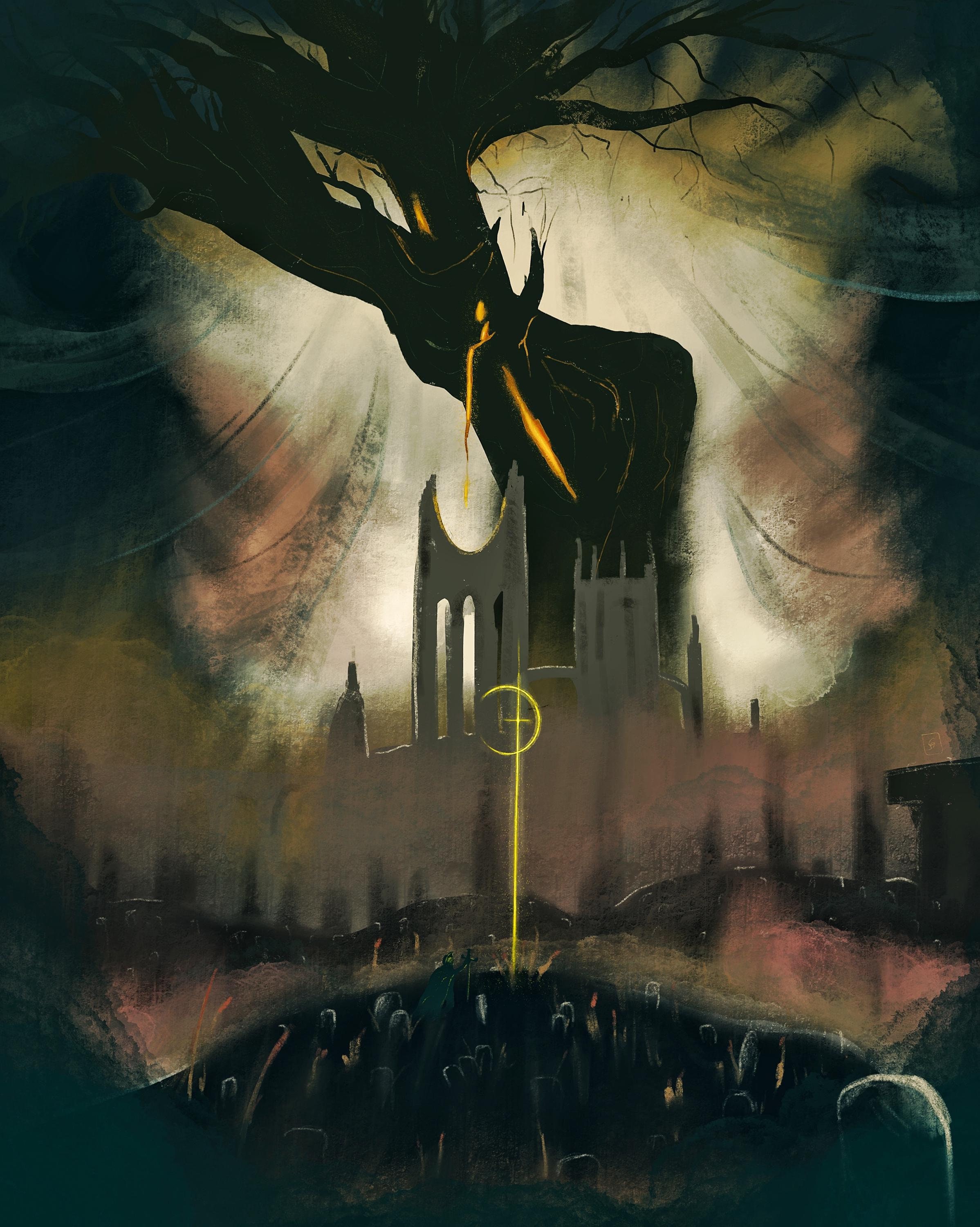 Shadow of the Erd Tree Poster - Etsy