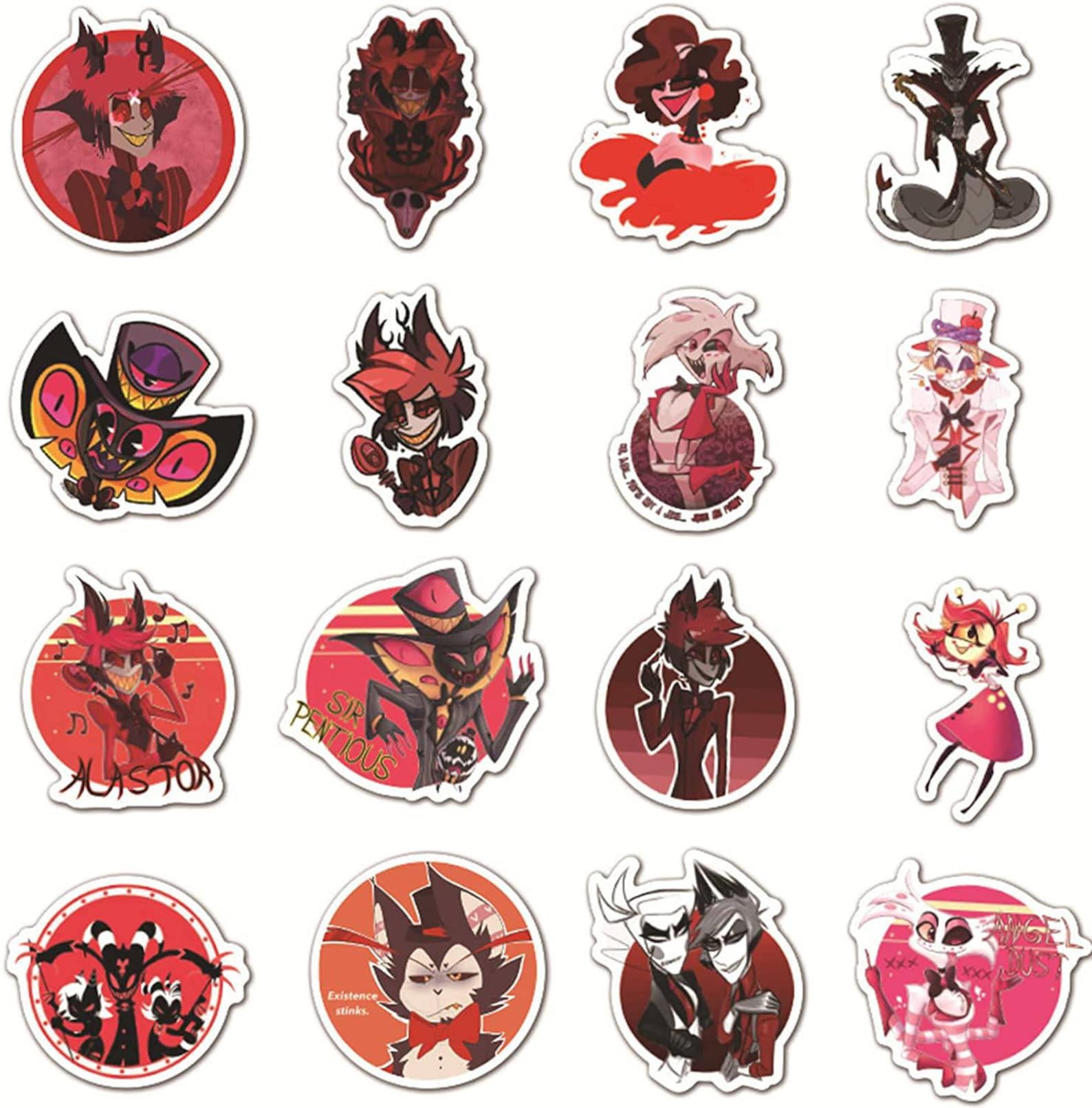 Hazbin Hotel Stickers Alastor Stickers Charlie Stickers - Etsy