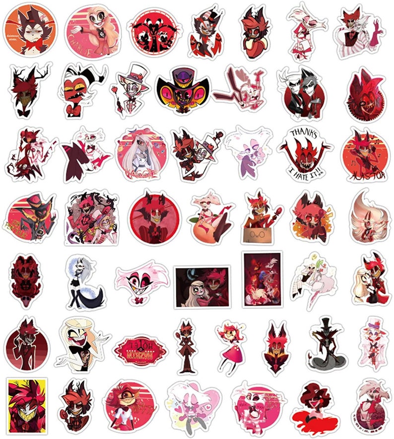 Hazbin Hotel Stickers Alastor Stickers Charlie Stickers - Etsy