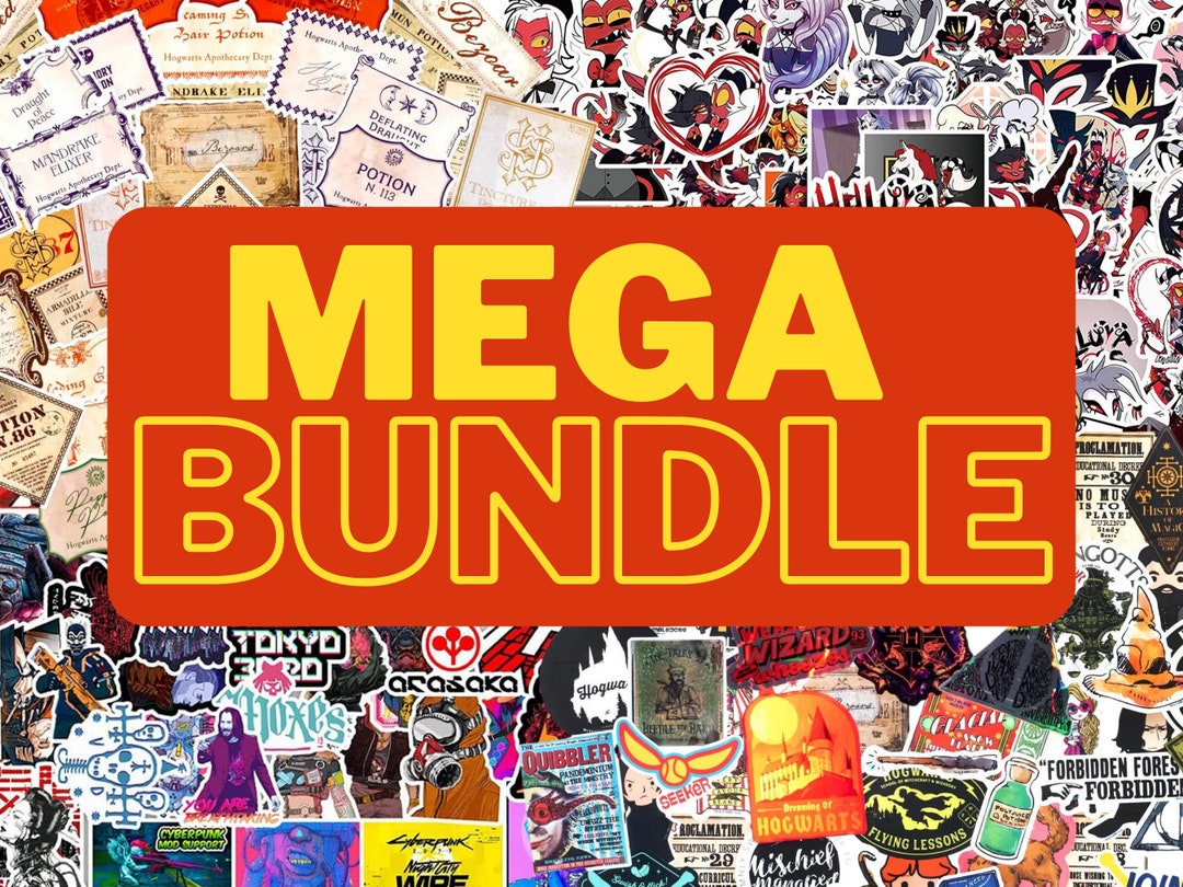 Mega Fandom Sticker Bundle 150 Stickers - Etsy