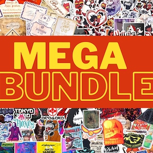 Mega Fandom Sticker Bundle 150 Stickers - Etsy