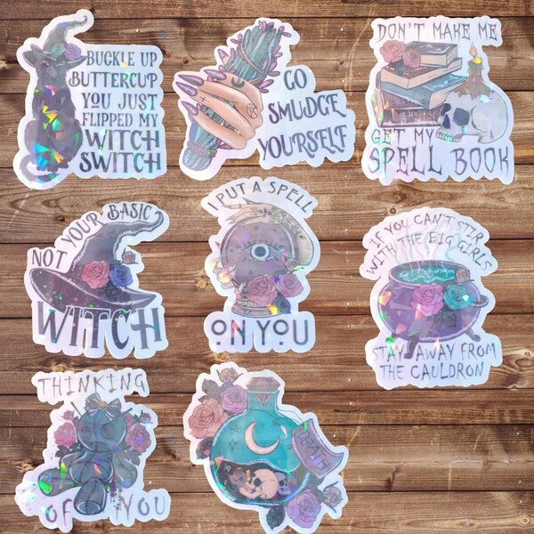 Witch Stickers - Etsy