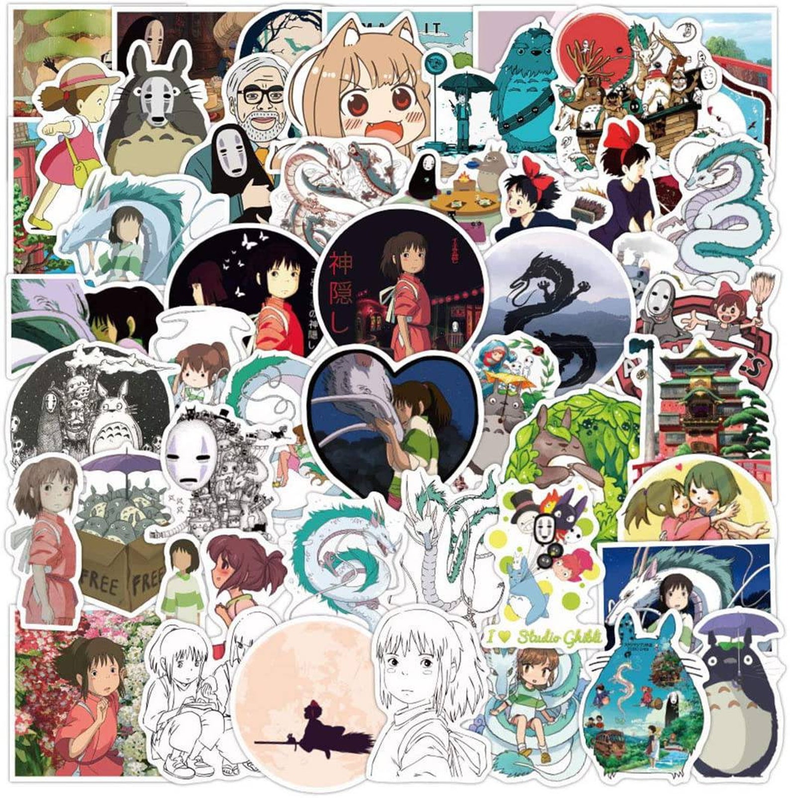 Japanese Anime Stickers Childhood Anime Stickers Fantasy - Etsy