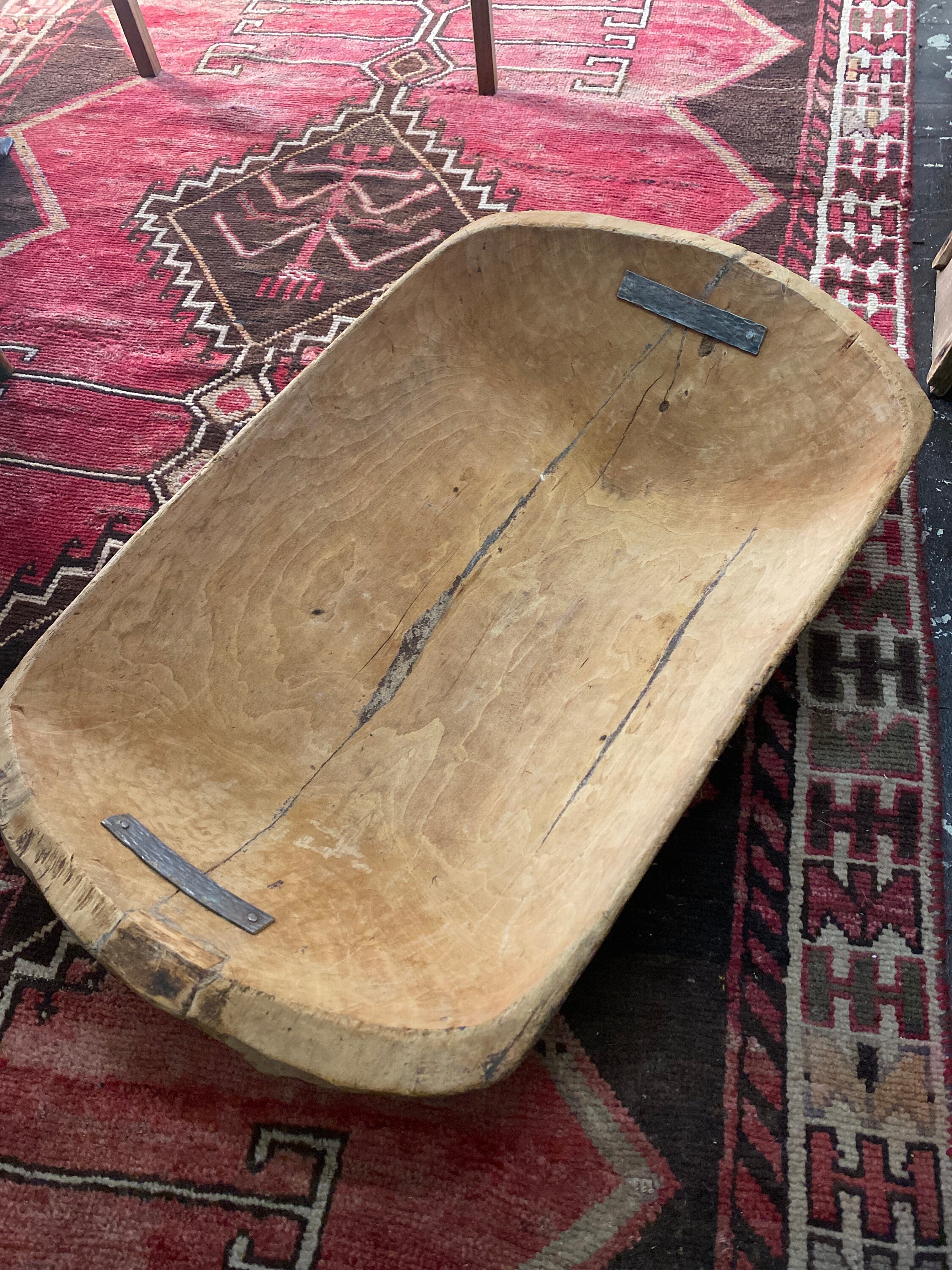 Antique XL Middle Eastern Bread Bowl/trough - Etsy