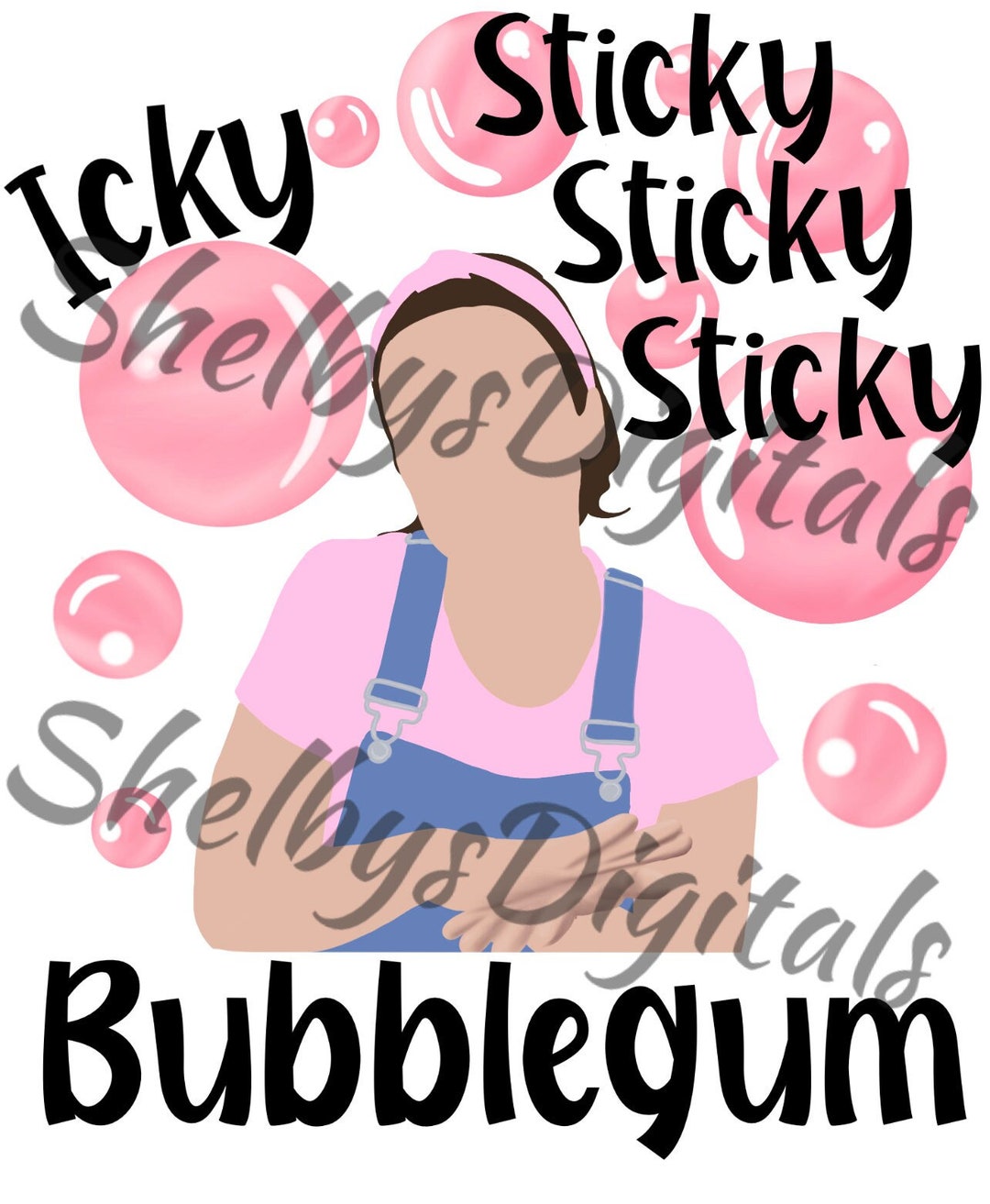 Ms Rachel Icky Sticky Bubblegum Sublimation - Etsy