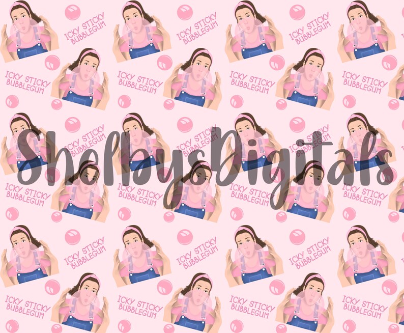 Ms Rachel Bubblegum Matching Sublimation & Seamless File - Etsy