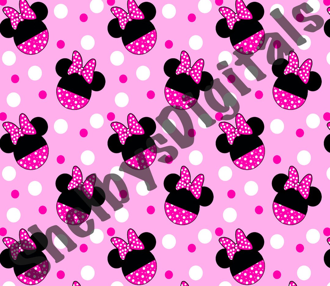 Minnie Mouse Seamless File - Etsy